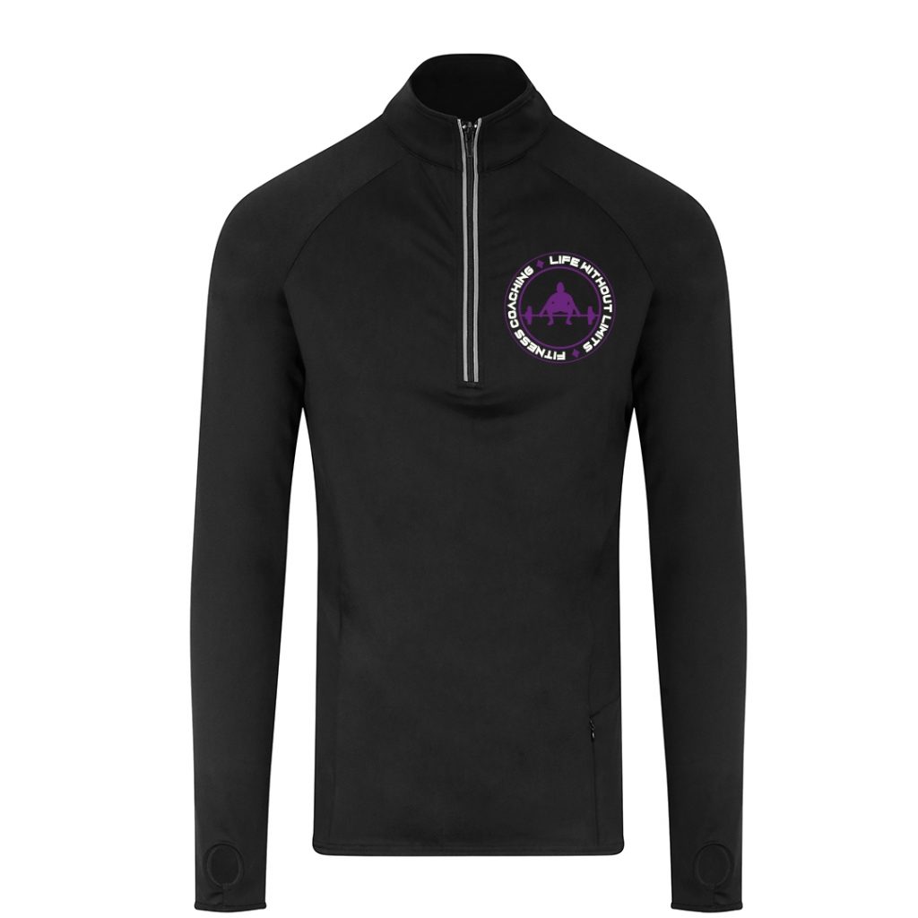 Mens Long-Sleeved Zip Up - LWL Fitness Coaching
